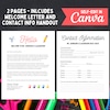Editable Welcome Back Letter to Students Canva Template | Teacher ...