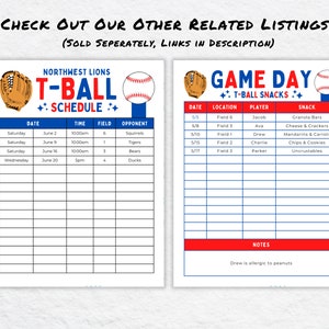 Editable Tball Party Invite Canva Template, End of Season T-ball ...
