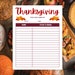 Thanksgiving Potluck Sign up Sheet for Holiday Potluck Party, Canva - Etsy