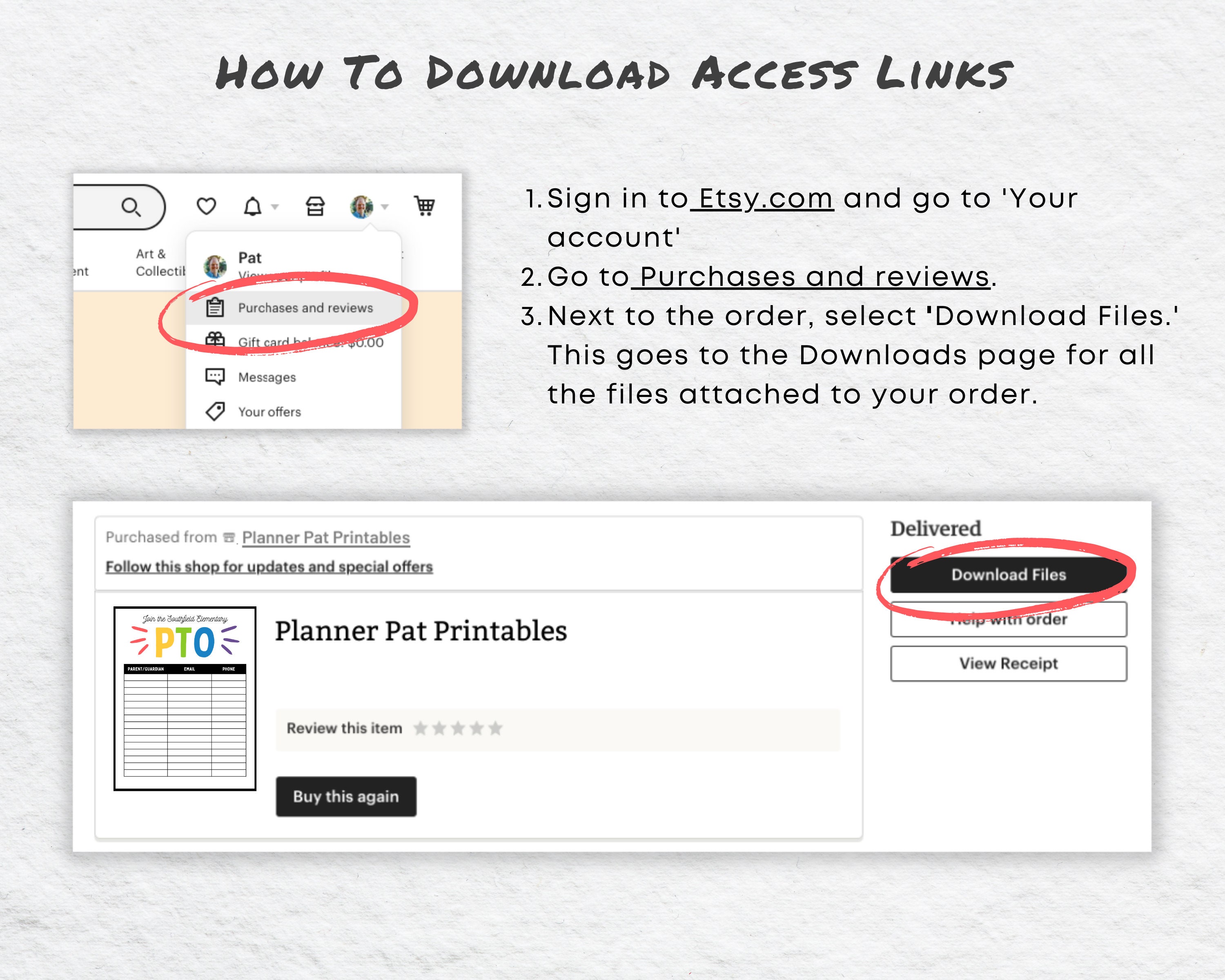 PTO Sign up Sheet Editable Canva Template, Edit for PTA - Etsy