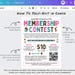 Editable PTA Membership Contest Flyer: Canva Template, School ...