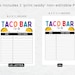 Taco Bar Sign up Sheet Printable for Mexican Fiesta Potluck Party ...