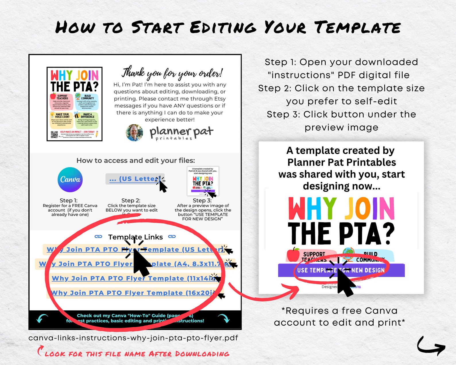 Editable Why Join the PTA Flyer: School Recruitment Poster (canva ...