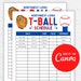 Editable T-ball Schedule Template | Youth Sports Practice Planner ...
