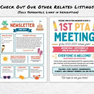 Editable June PTO PTA Meeting Flyer Printable, End of School Meeting ...