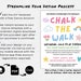 Chalk the Walk Flyer Template: Sidewalk Art Event, Editable Canva Sign ...