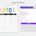 PTO Sign up Sheet Editable Canva Template, Edit for PTA - Etsy