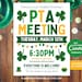 Editable Spring PTA Meeting Flyer Template, PTO PTA April News, Canva ...