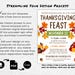 Editable Thanksgiving Feast Invitation: Fall School Luncheon (canva ...