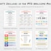 PTO Welcome Packet Template Bundle, Editable PTA Volunteer Flyer Kit ...