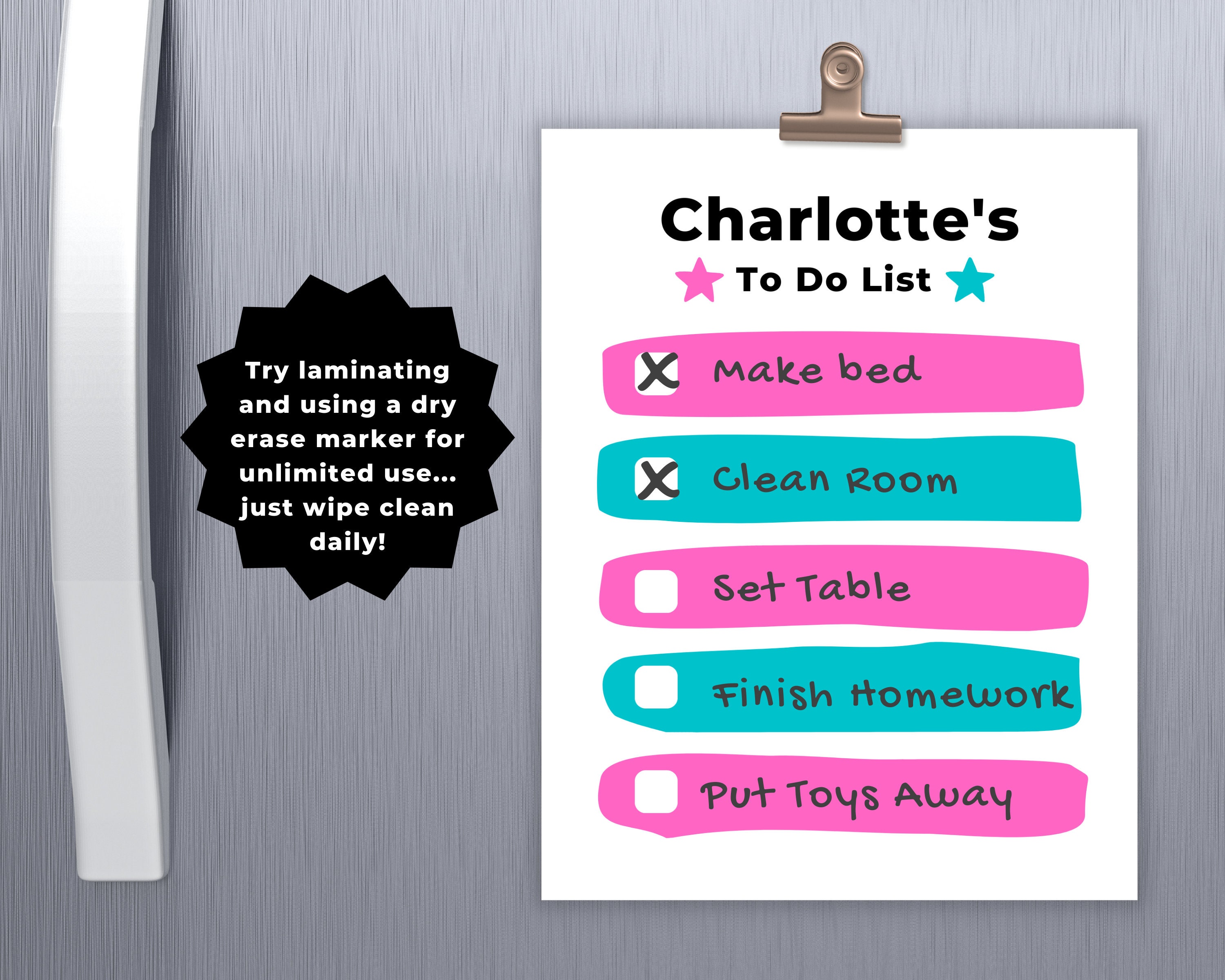 Editable Kids to Do List Printable - Etsy UK