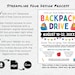 Backpack Drive Flyer Editable Template, School Back Pack Fundraiser ...