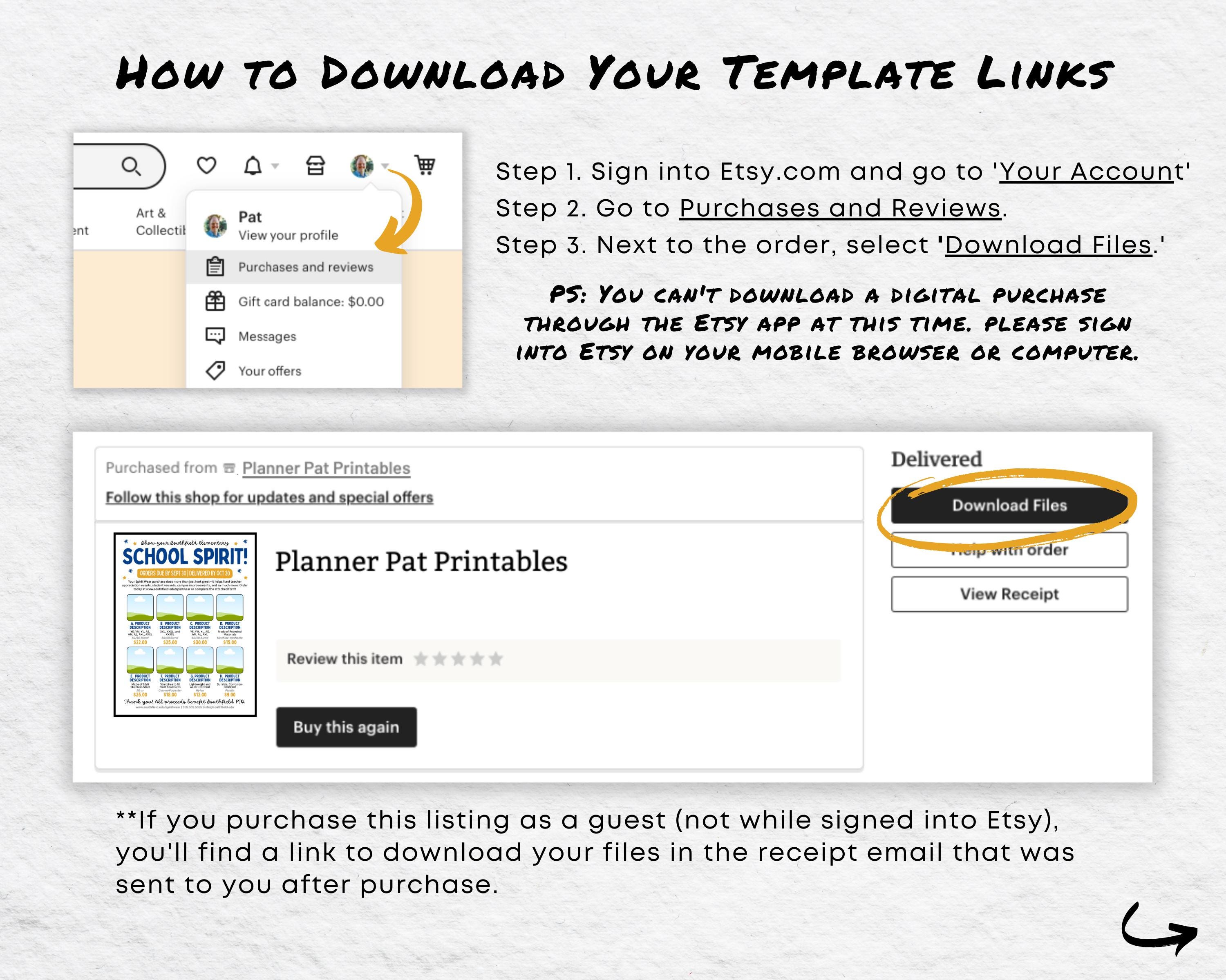Editable Spirit Wear Flyer and Order Form Template Bundle (canva PDF ...