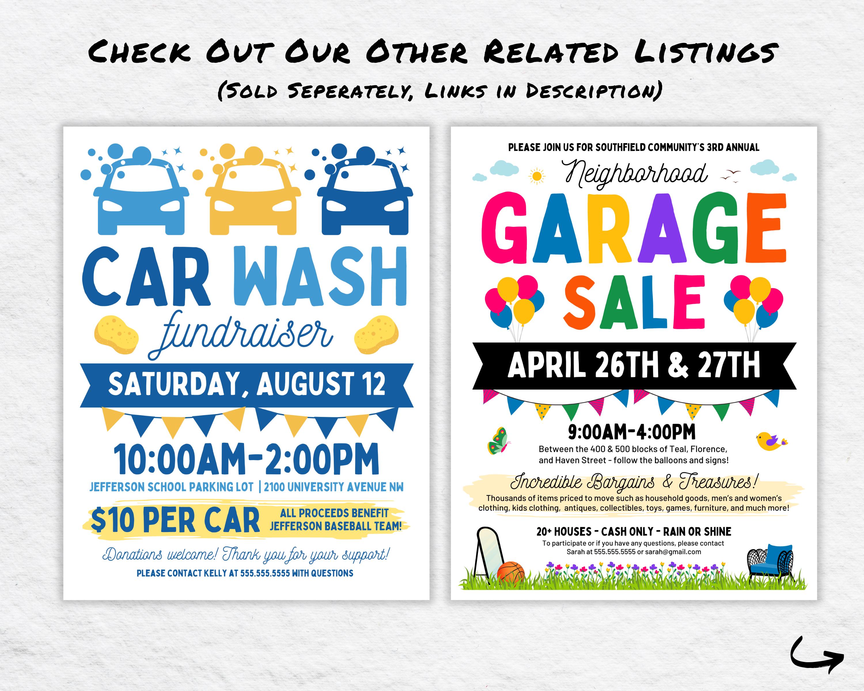 Editable Can and Bottle Drive Flyer: Recycling Fundraiser Canva ...