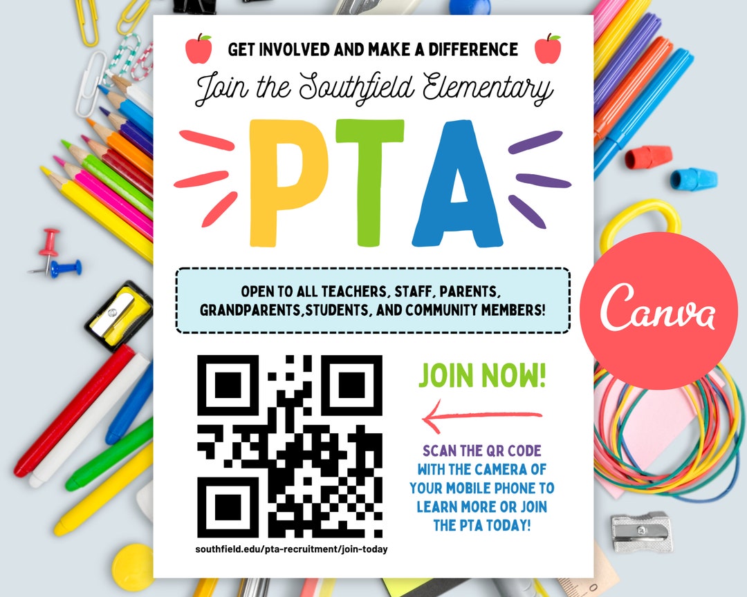 School Recruitment Flyer Template: Editable Printable (canva) - Etsy