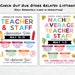 Editable Nacho Average Teacher & Staff Appreciation Week Flyer ...