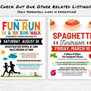 Editable Color Run Flyer Printable, Colorful 5k 10k Run Walk Invitation ...