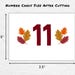 Printable Fall Cook off Numbers Cards, Non-editable Chili Soup BBQ ...