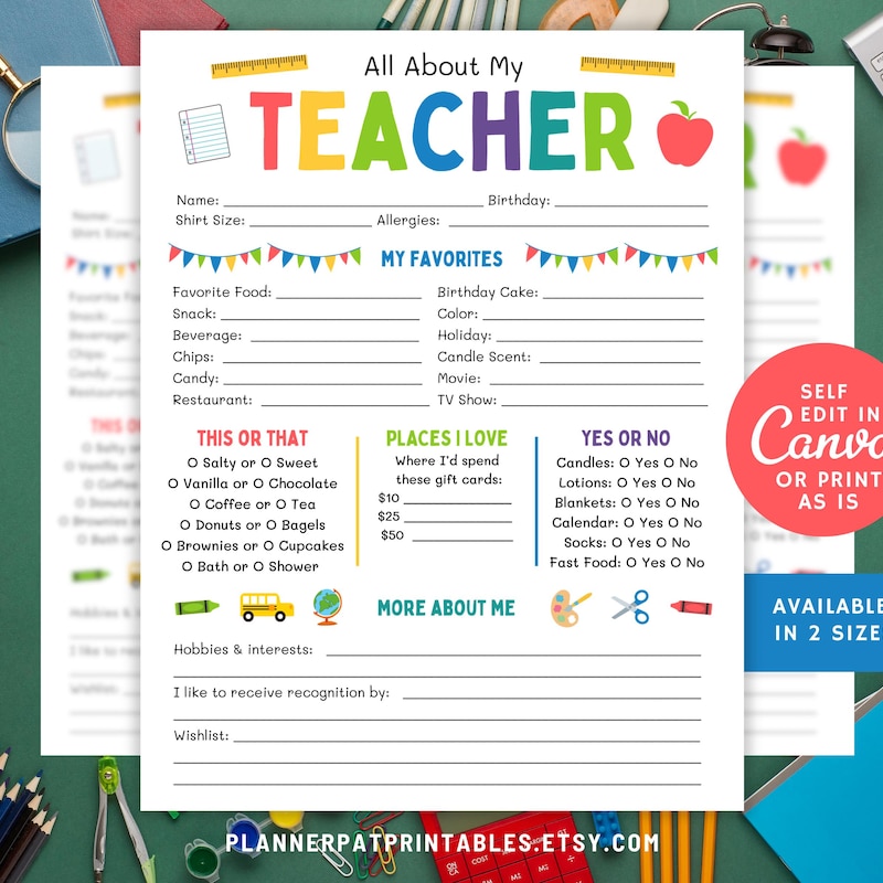 A Few of My Favorite Things Printable - Etsy