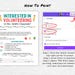 DIY Teacher Classroom Volunteer Form Printable Letter - Editable Parent ...
