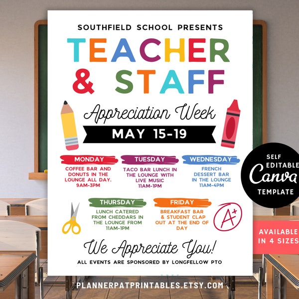 Teachers Appreciation Week Parents - Etsy