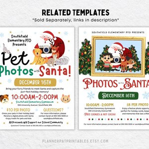 Cookies and Cocoa With Santa Flyer: Editable Christmas Party Invitation ...