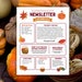 Editable PTA PTO September Newsletter Template Printable, Edit in Canva ...