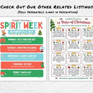 Editable Holiday Teacher and Staff Appreciation Week Flyer Template ...