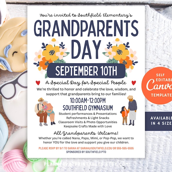Grandparents Day Invitation - Etsy