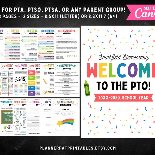 Welcome Packet Template - Etsy