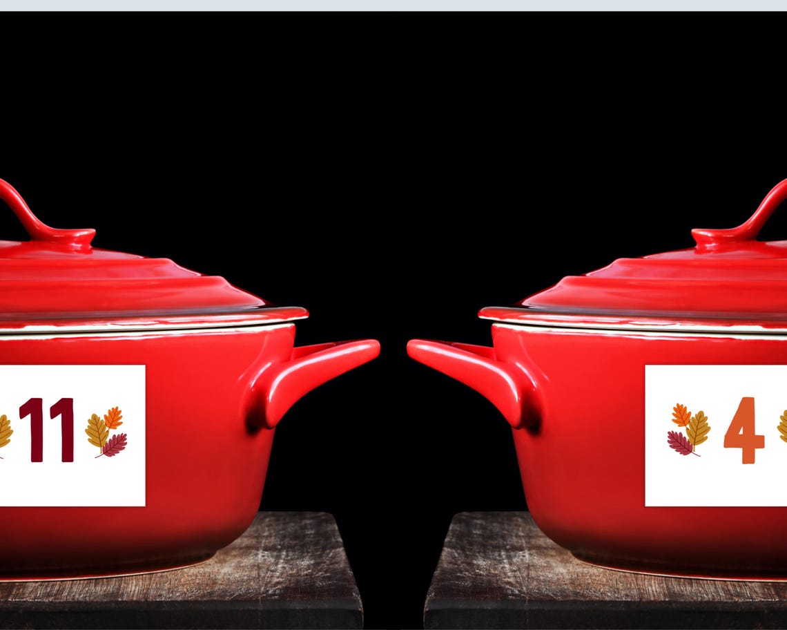 Printable Fall Cook off Numbers Cards, Non-editable Chili Soup BBQ ...