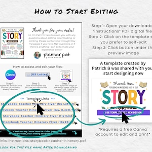 Editable Storybook Theme Teacher & Staff Appreciation Day Book Themed ...