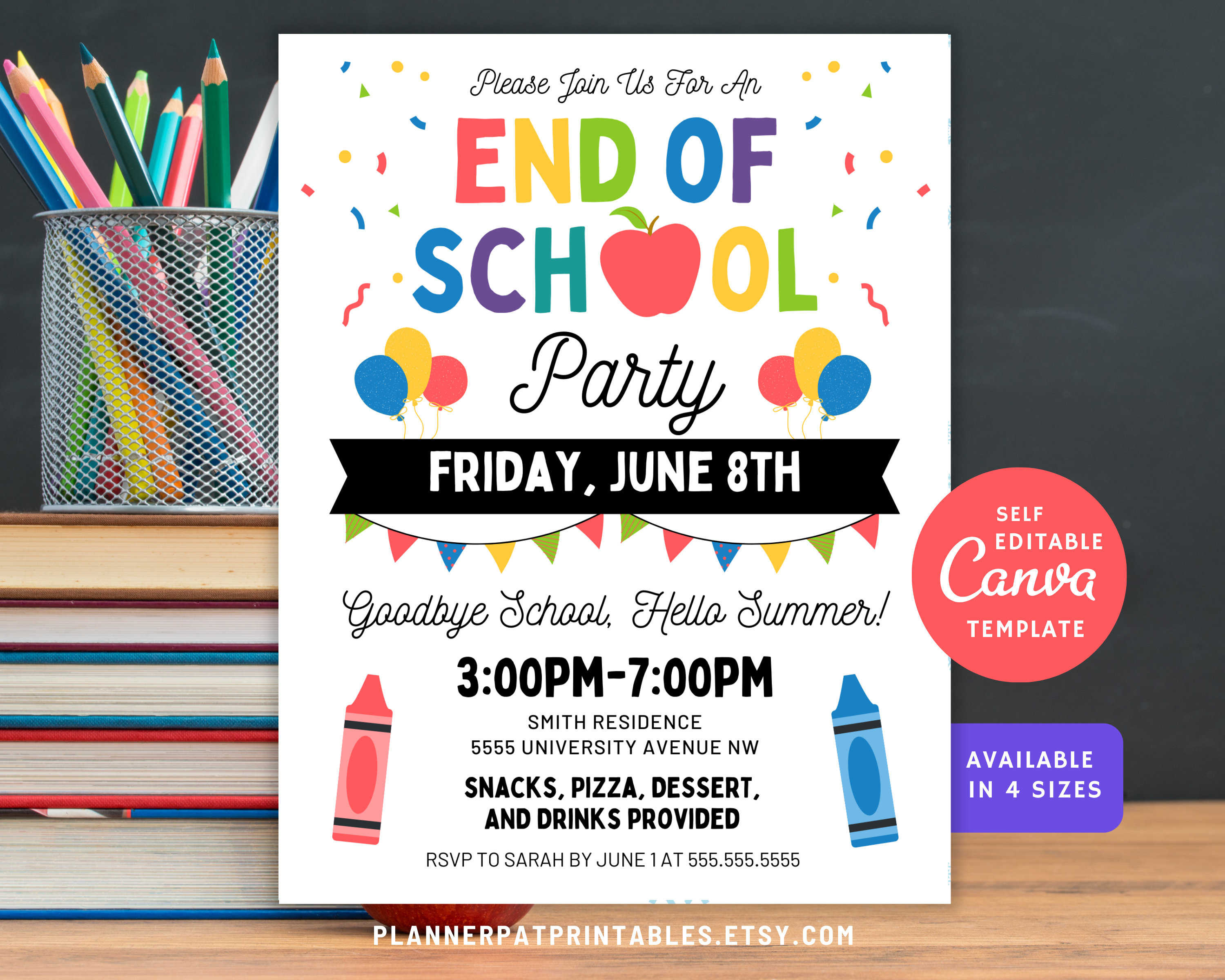 School Event Invitation Template