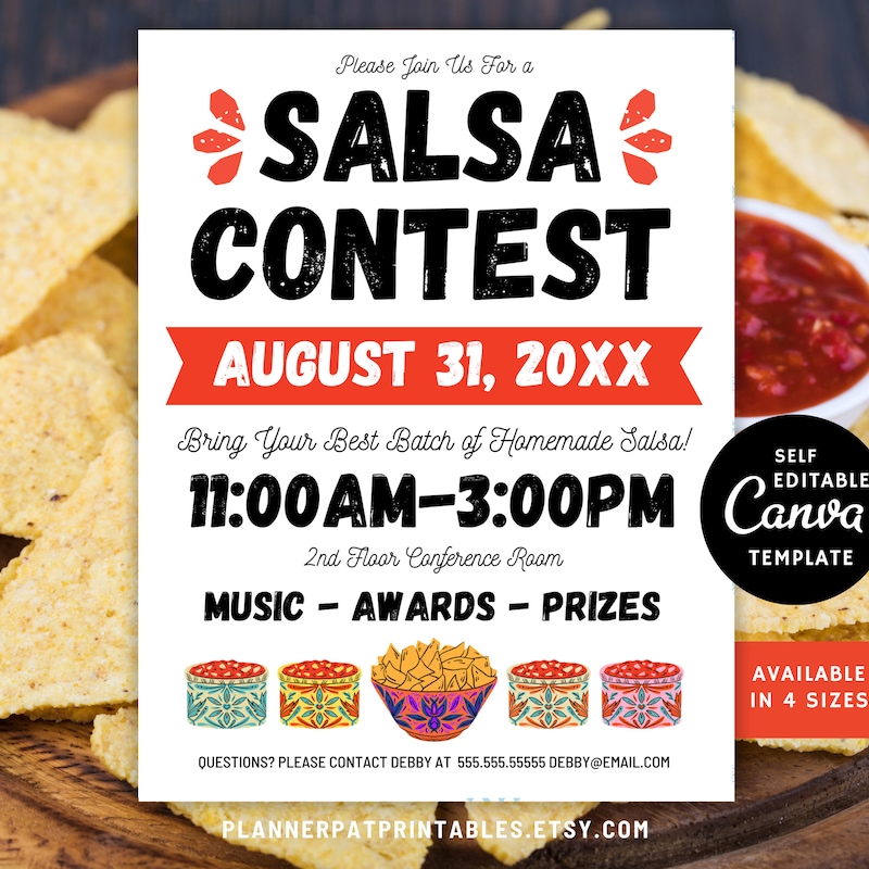 Salsa Competition Flyer - Etsy