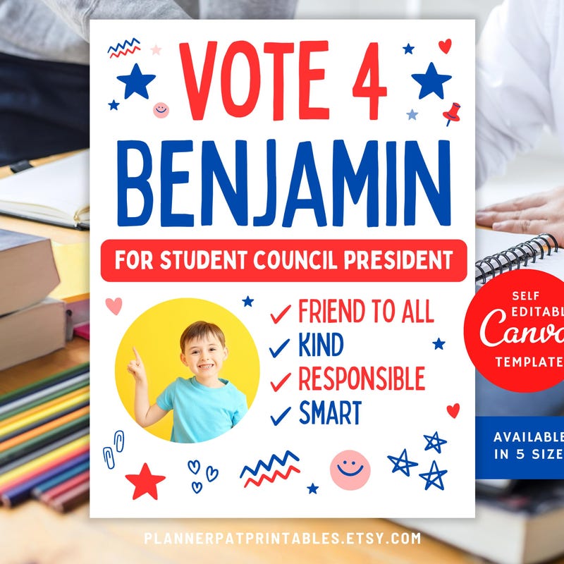 Vote for Me Poster - Etsy