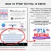 Editable July PTO PTA Meeting Flyer Template, Summer Meeting Reminder ...