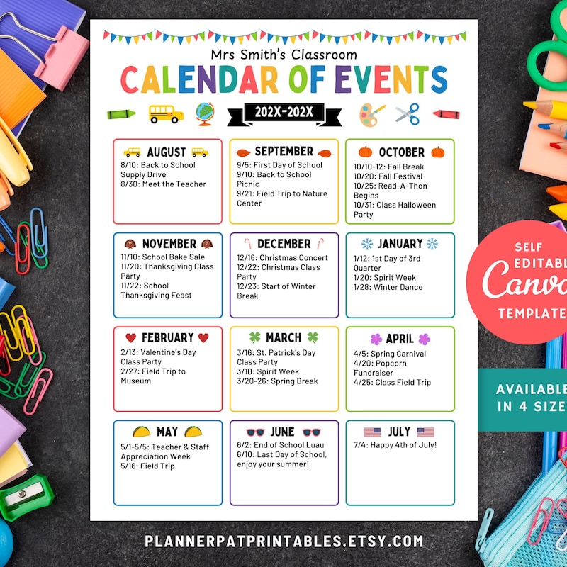 PlannerPatPrintables - Etsy