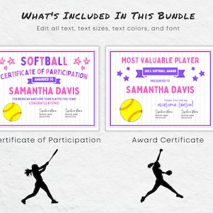 Editable Softball Template Bundle, Snack & Game Schedules, Lineup, Hit ...
