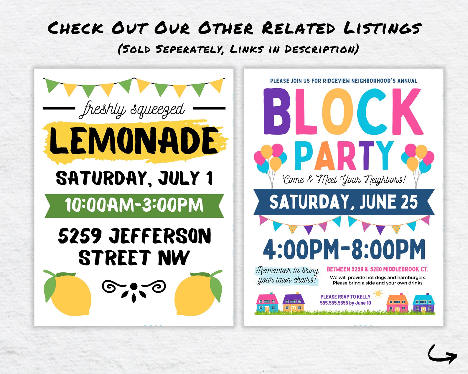 Editable Lemonade Stand Menu Printable, Kids Lemonade Pricing Sign ...