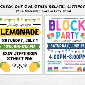 Editable Lemonade Stand Menu Printable, Kids Lemonade Pricing Sign ...