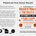 Editable Basketball Tryout Flyer Template, Youth Sports Registration ...