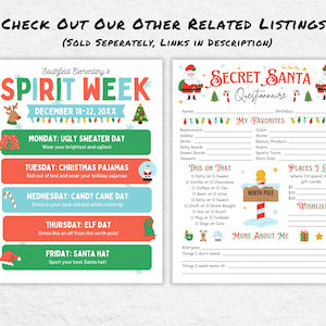 Editable Christmas Class Party Invite, Elementary School Party Flyer ...