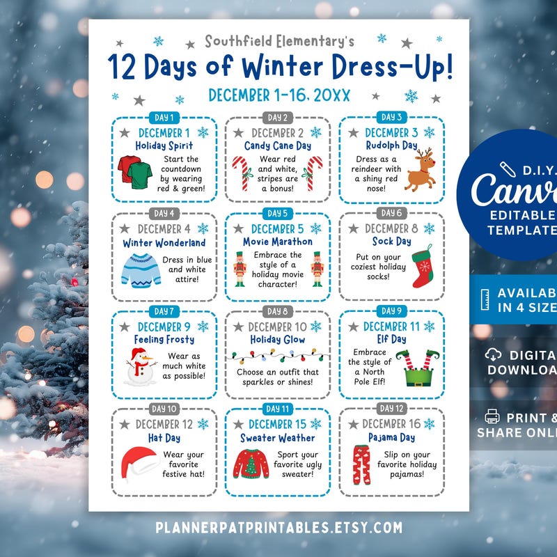 Grinch Christmas Spirit Week - Etsy