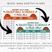 Editable Basketball Schedule Template, Practice Calendar, Canva - Etsy