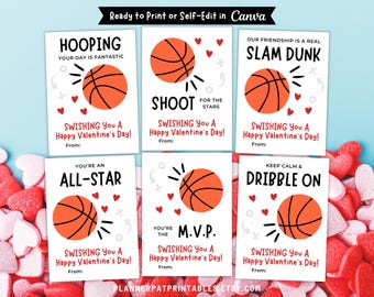 Basketball Valentine Printable