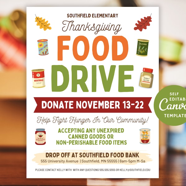 Food Donation Sign - Etsy