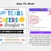 Editable Cheers and Tears Breakfast Flyer Template, Boo Hoo Breakfast ...