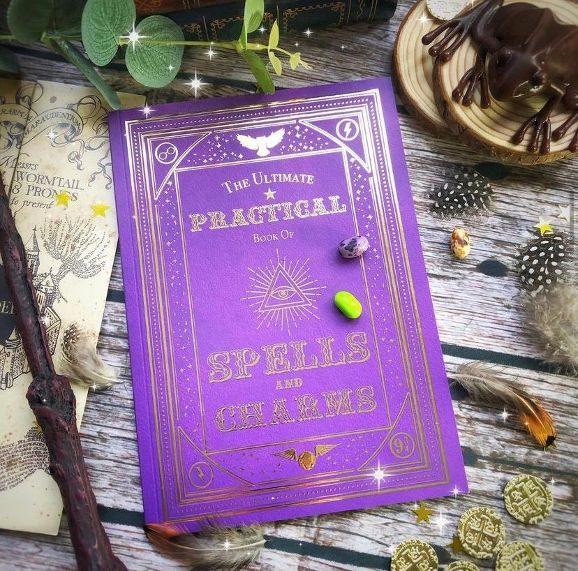 Magic Wizard Spell Book - Etsy
