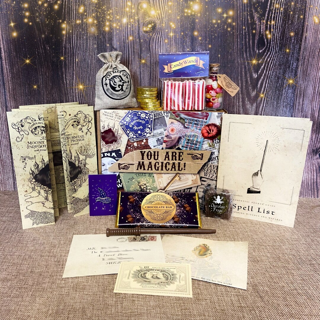 Harry Potter Inspired Gift Box, Wizardry Gift Box, Magic Gift ...