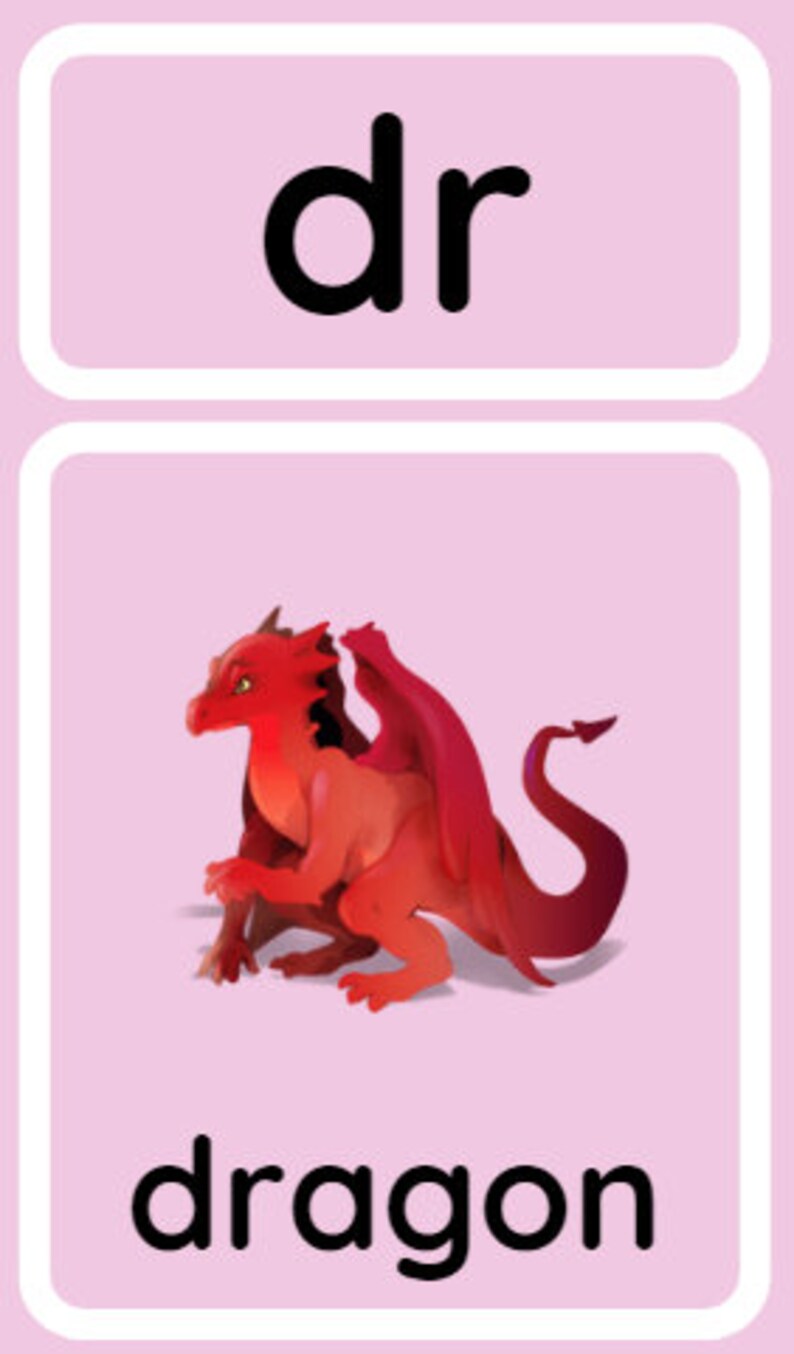 Phonics Flashcards - Etsy